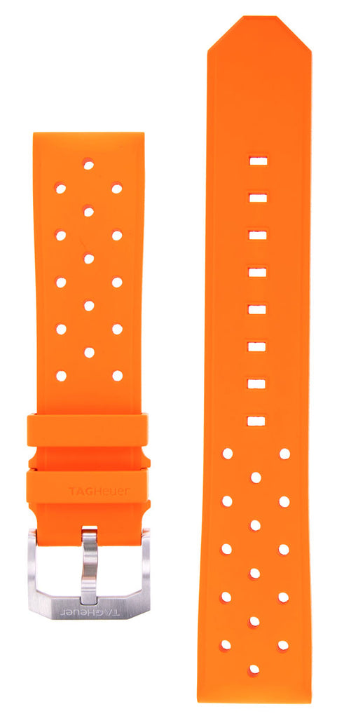 TAG Heuer Formula 1 Orange Rubber Strap 21.5mm BT0729