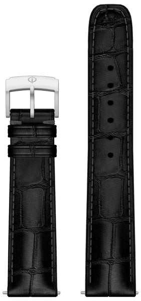 Baume & Mercier Classima Stainless Steel Gray Dial Green Fabric Interc