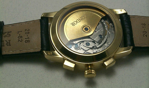 Condor Auto Chrono Tachymetre 18k Gold Men's Watch