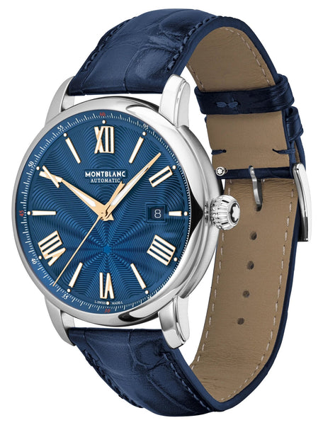 Limited Edition Montblanc Star Legacy Automatic Stainless Steel Blue D