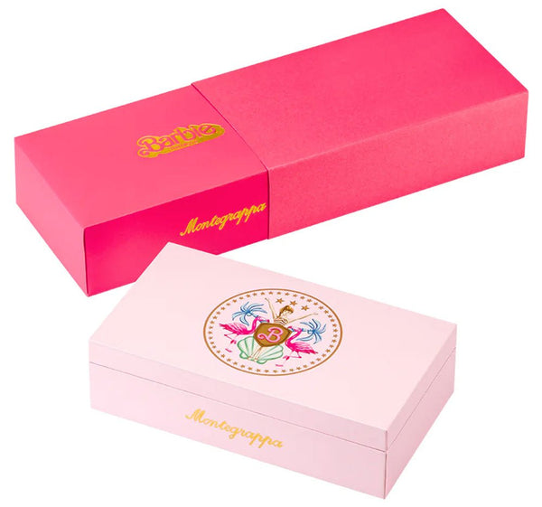 Limited Edition Montegrappa Barbie The Movie Icon Pink/Yellow Gold Bal