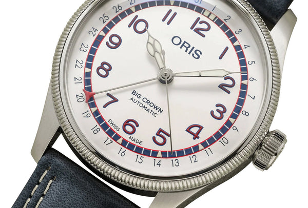 Limited Edition Oris Big Crown Pointer Date Hank Aaron Automatic White