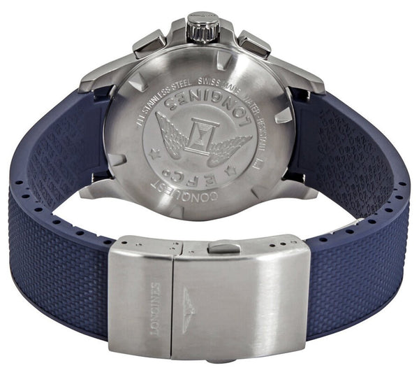 Longines Conquest V.H.P. Chronograph Stainless Steel Blue Dial Blue Ru