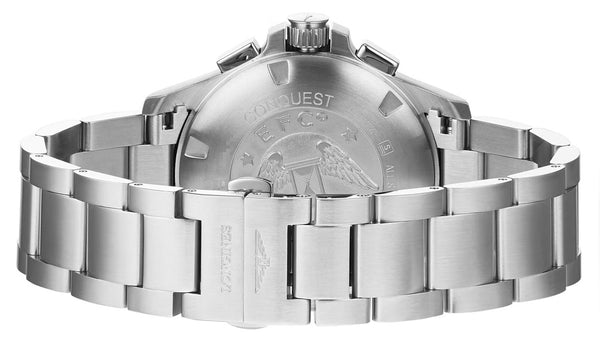 Longines Conquest V.H.P. Chronograph Stainless Steel Blue Dial Perpetu