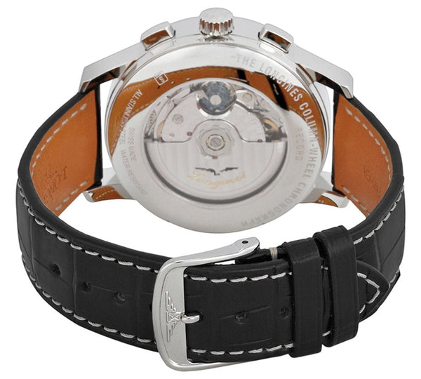 Longines Heritage Column Wheel Chronograph Record Automatic Beige Dial