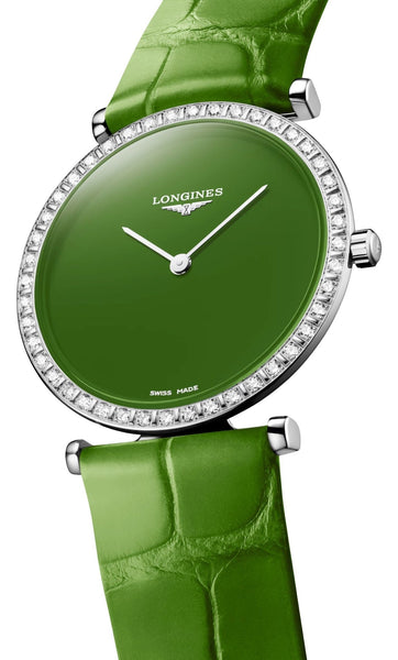 Longines La Grande Classique Monochrome Stainless Steel Green Dial Gre