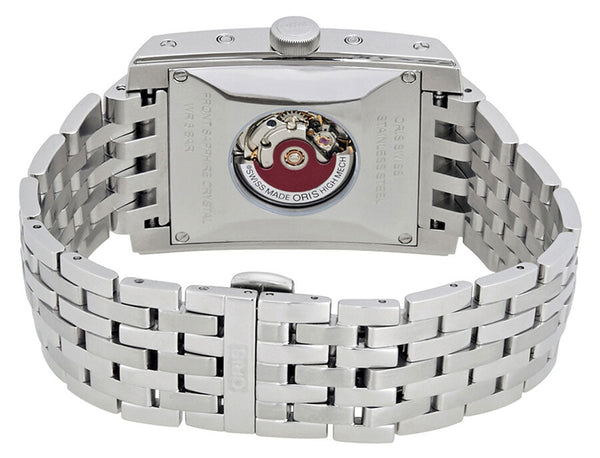 Oris Rectangular Complication Automatic Stainless Steel Black Dial Moo