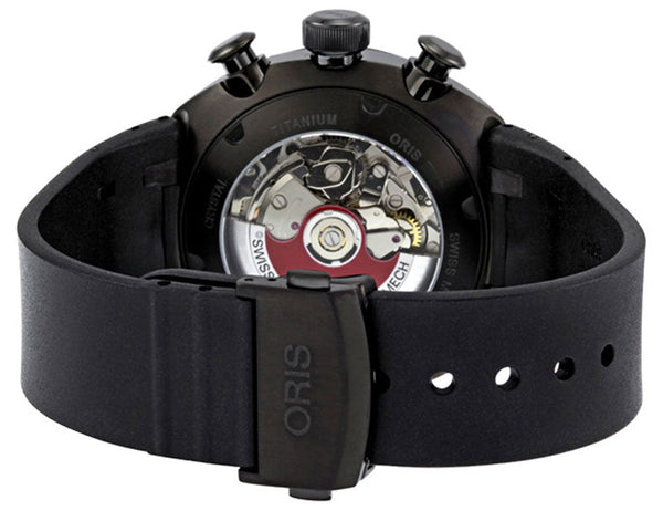 Oris TT3 Chronograph Automatic Black Ion-Plated Titanium Black Rubber