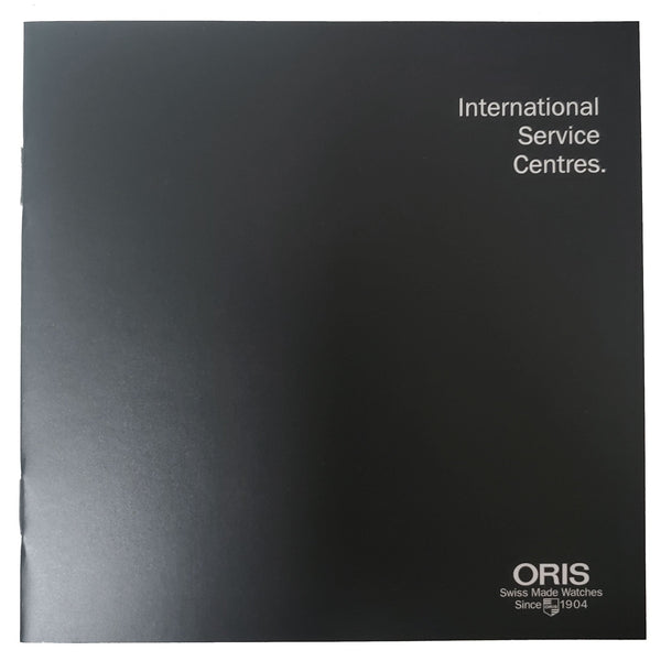 Oris Watch Product Manual Instruction Booklet