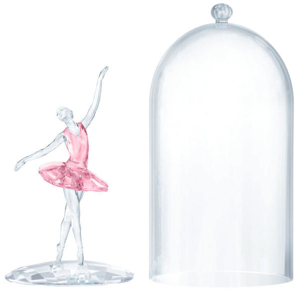 Swarovski Dancer Ballerina Under Bell Jar Figurine Crystal 5428649